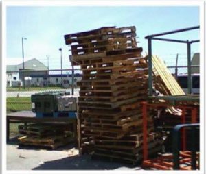 Spot The Safety Violation: The Leaning Tower of Pallets - OHS Insider