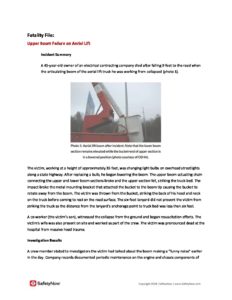 Upper-Boom-Failure-on-Aerial-Lift- – BHHC Safety Center
