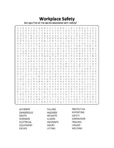 Workplace-Safety-Word-Search – BHHC Safety Center