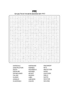 PPE-Word-Search – BHHC Safety Center