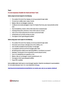 Pre-Use-Inspection-Checklist-for-Hand-and-Power-Tools – BHHC Safety Center
