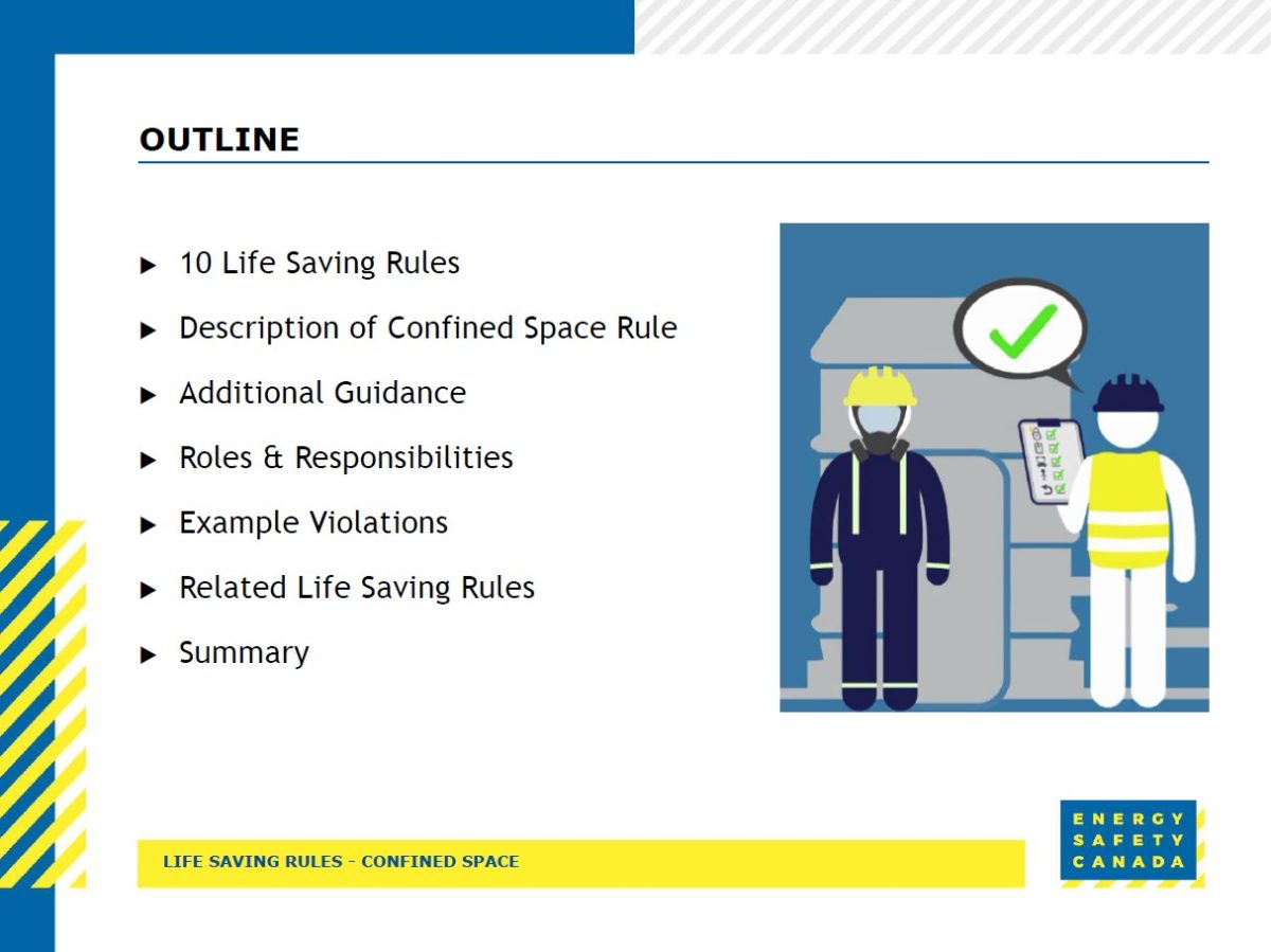 Confined Space: Toolbox Talk – Oil & Gas – SafetyNow ILT