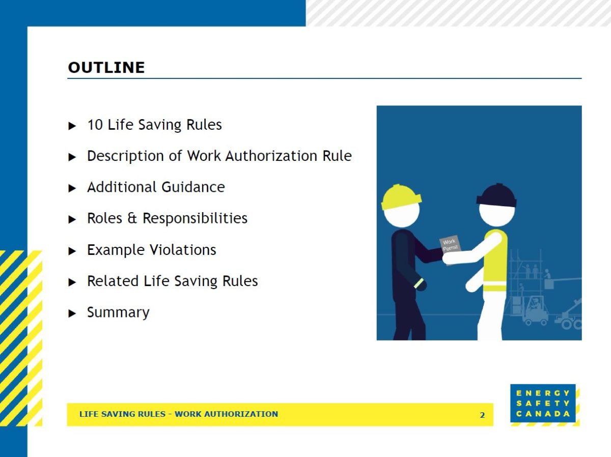 Work Authorization: Toolbox Talk – Oil & Gas – SafetyNow ILT