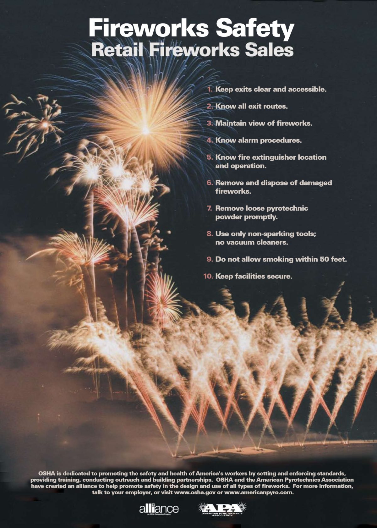 Fireworks Safety Poster – SafetyNow ILT