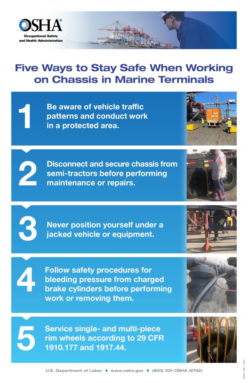 Five Ways to Stay Safe When Working on Chassis in Marine Terminals ...