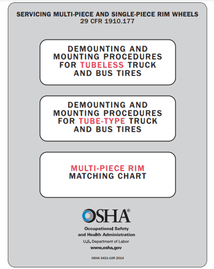 Servicing Multi-Piece and Single-Piece Rim Wheels Poster – SafetyNow ILT
